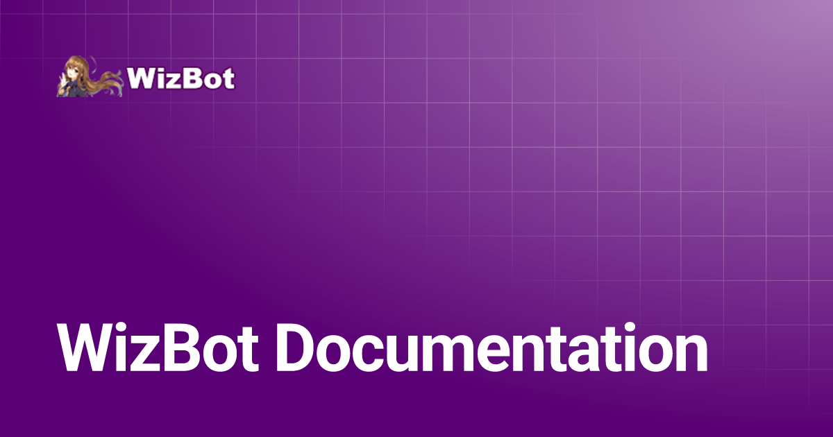 WizBot Documentation | WizBot
