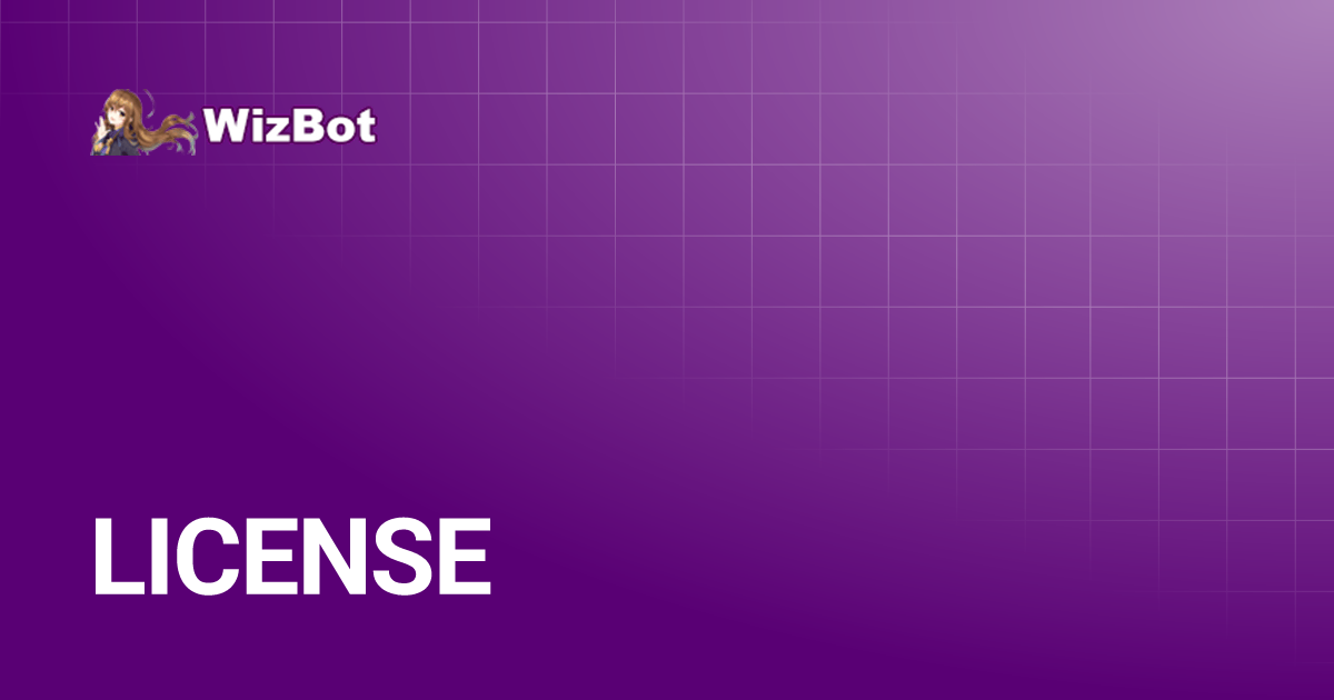 LICENSE | WizBot
